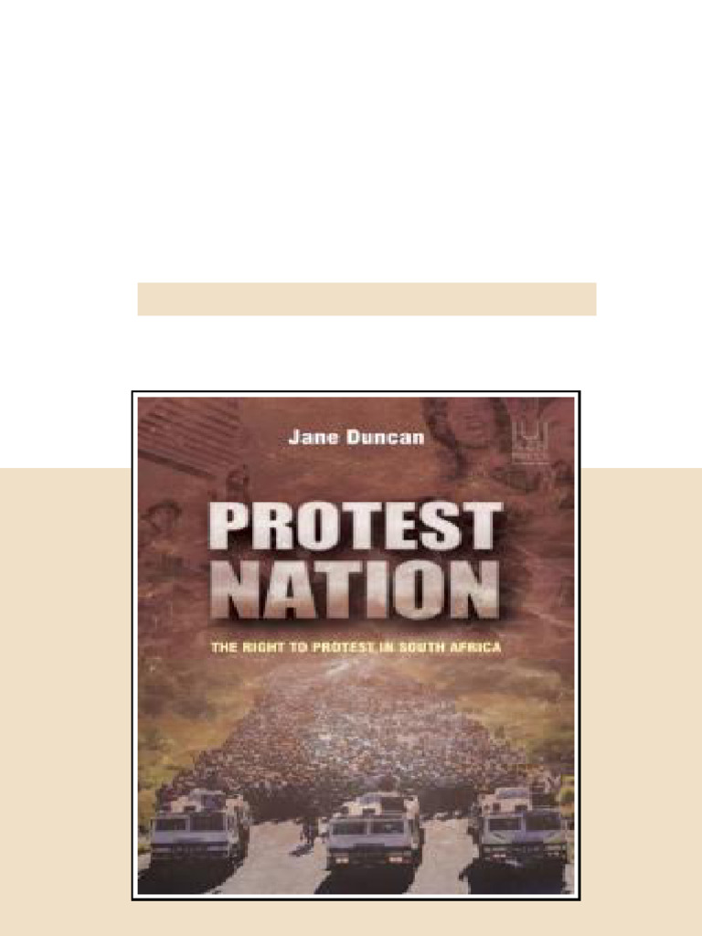 (Ebook) Protest Nation: The Right To Protest in South Africa by Jane ...