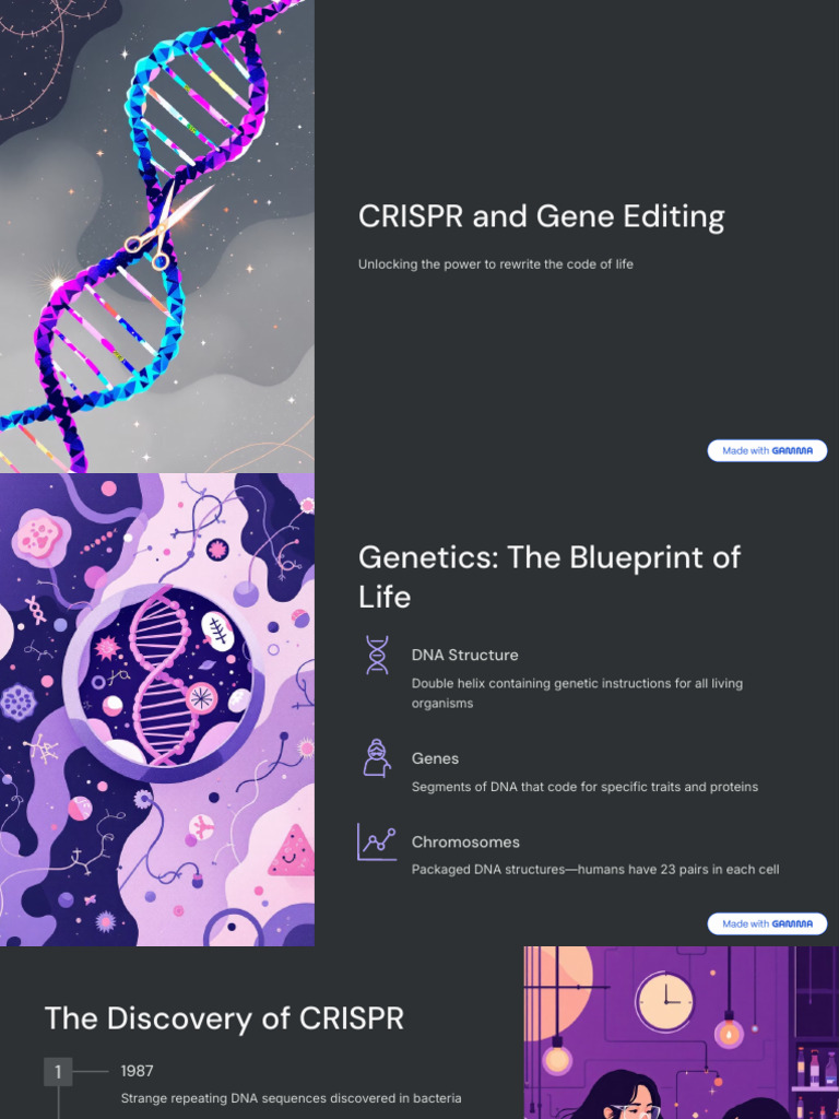 CRISPR Gene Editing: Transforming Life | PDF | Crispr | Dna