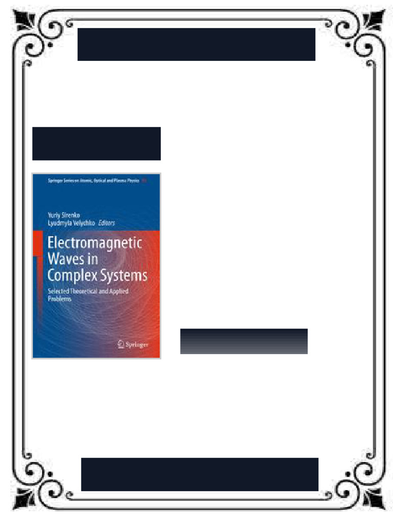 Electromagnetic Waves in Complex Systems Selected Theoretical and ...