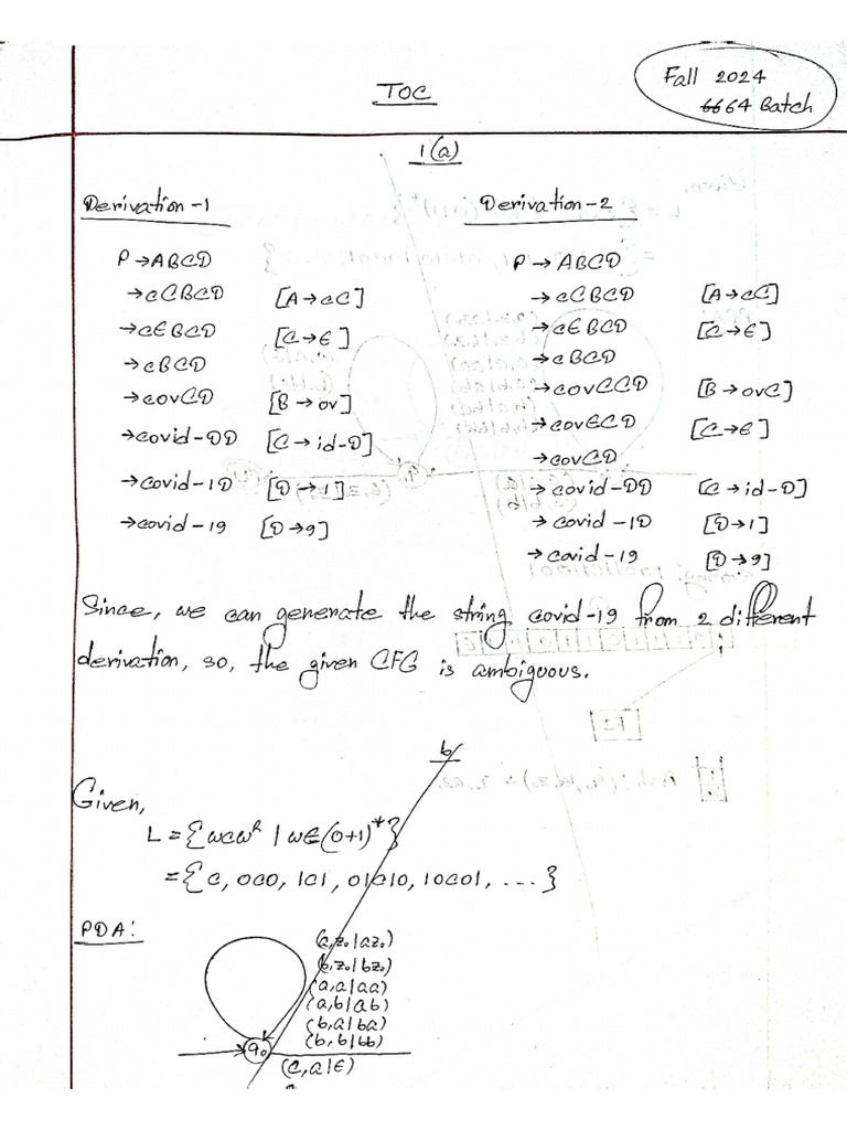 Toc 64 65 Solution | PDF