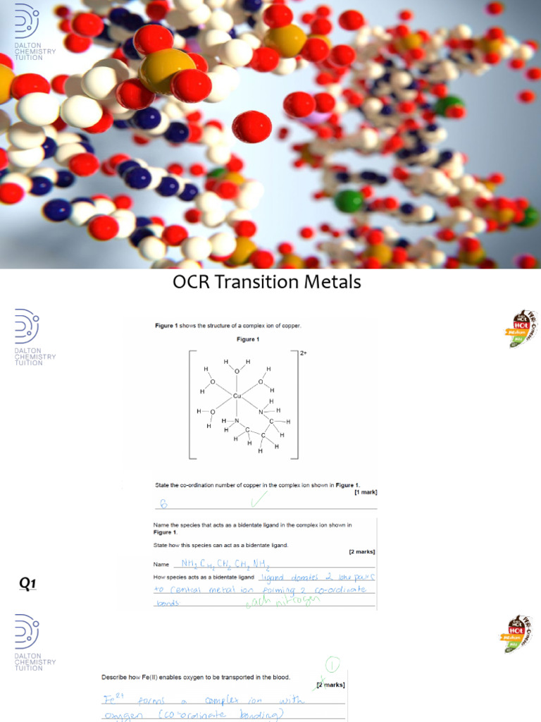 Transition Metals OCR | PDF