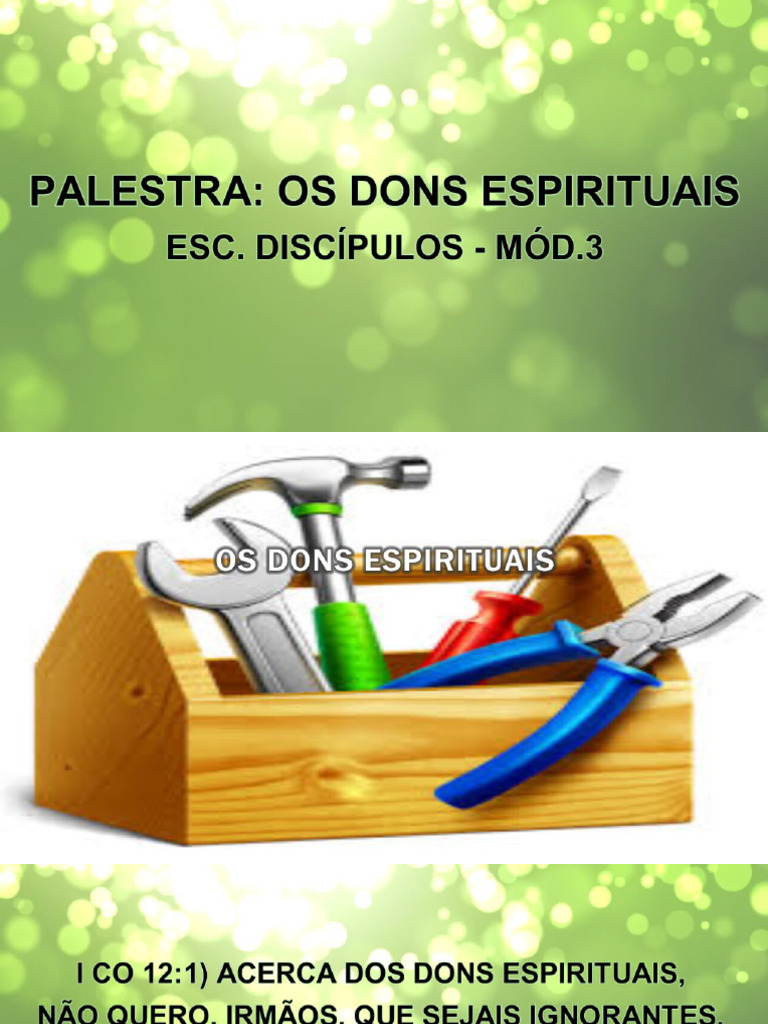 OS DONS ESPIRITUAIS - 2022 | PDF