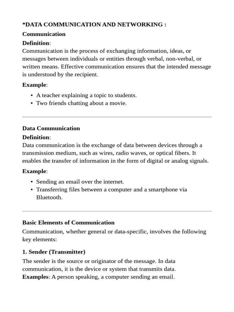 Data Communication | PDF | Network Topology | Computer Network