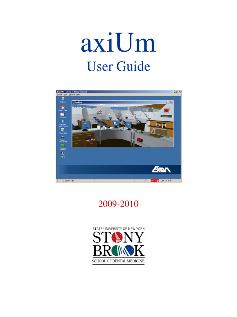 AxiUm Manual | PDF | Electronic Health Record | Tab (Gui)