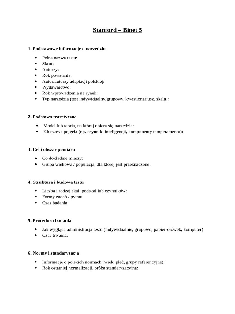Stanford Binet 5 | PDF