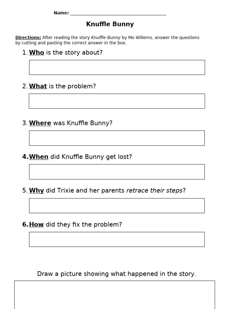 5WsHowKnuffleBunnybyMoWillems-1 | PDF