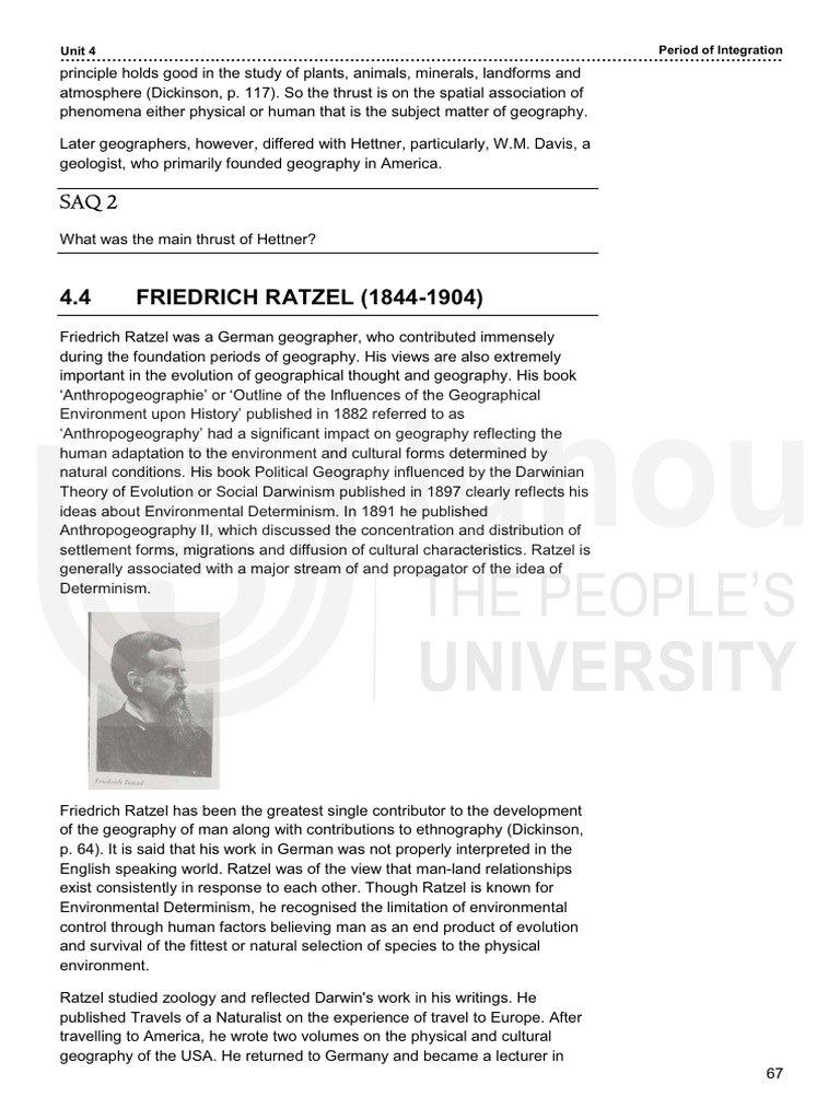 ratzel, vidal, mackinder | PDF | Geopolitics | Liberal Arts Education