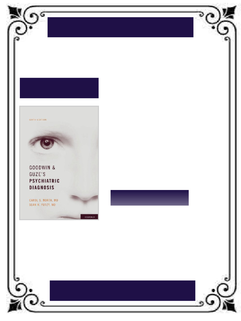 Goodwin and Guze s Psychiatric Diagnosis 6th Edition Carol S. North ...