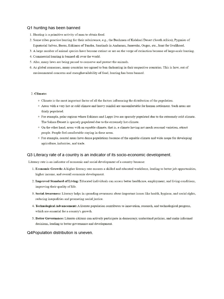 Geo Terms QB Answers | PDF