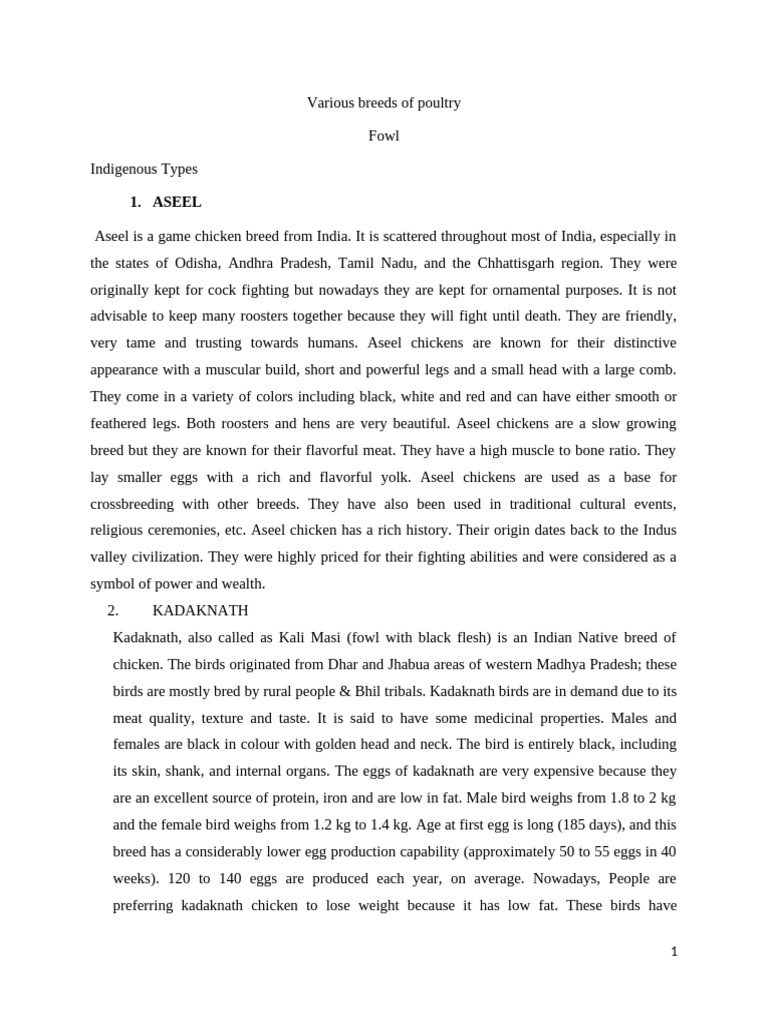 SEC Notes | PDF | Chicken | Poultry