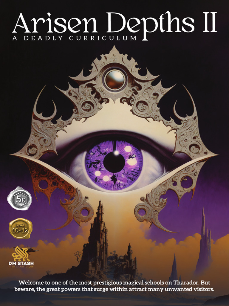 A Deadly Curriculum | PDF | Dungeons & Dragons | Wizards Of The Coast