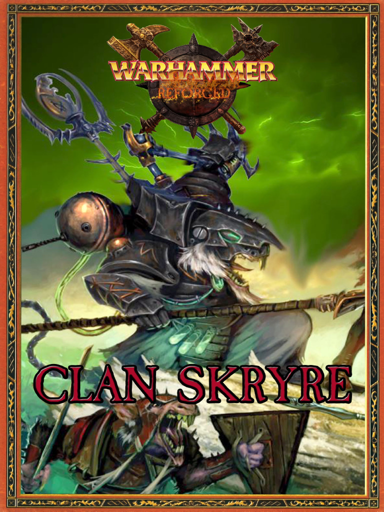 WHR Clan Skryre V4 | PDF | Artillería | Infantería