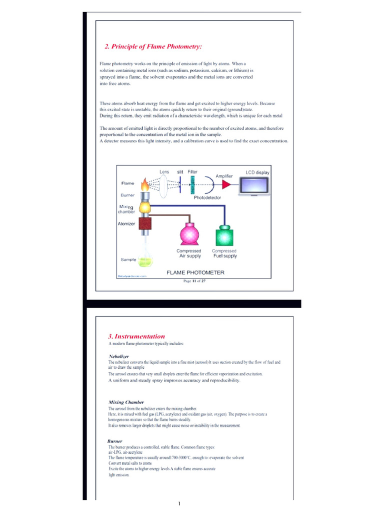 Flame Photometry | PDF