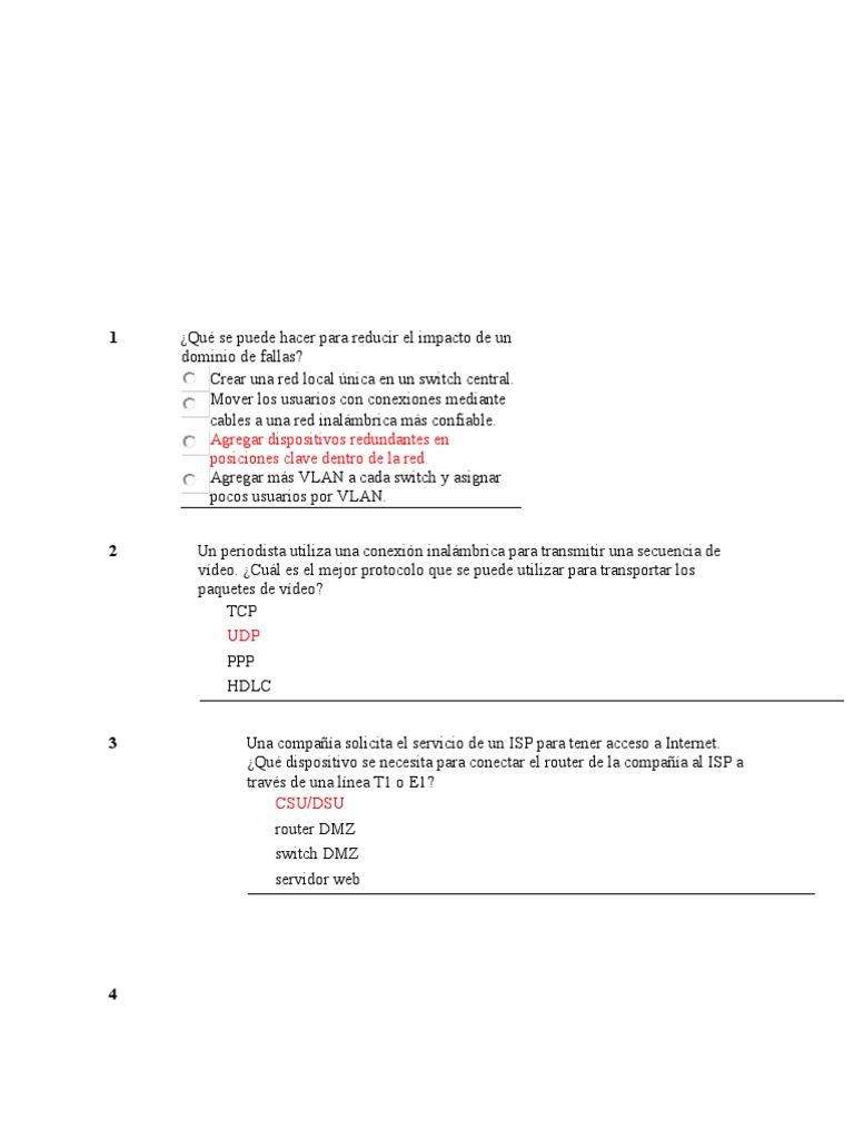 Examen Ccna 3 Discovery 2012 Pdf Enrutador Computación Dirección Ip