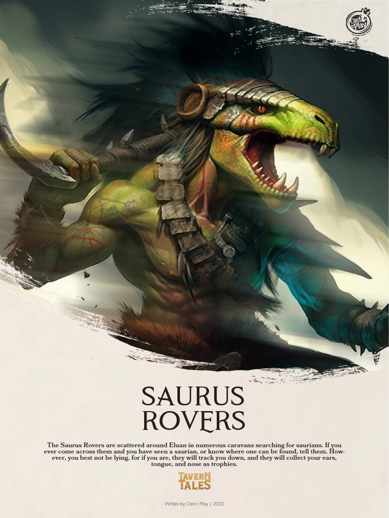 Saurus Rovers | PDF | Cavalry | Bow And Arrow