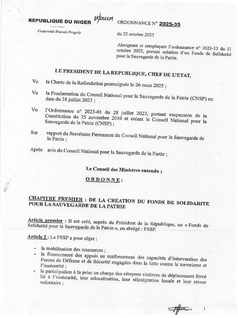Ordonnance 2025-35 du 22-10-25 FSSP (2) | PDF