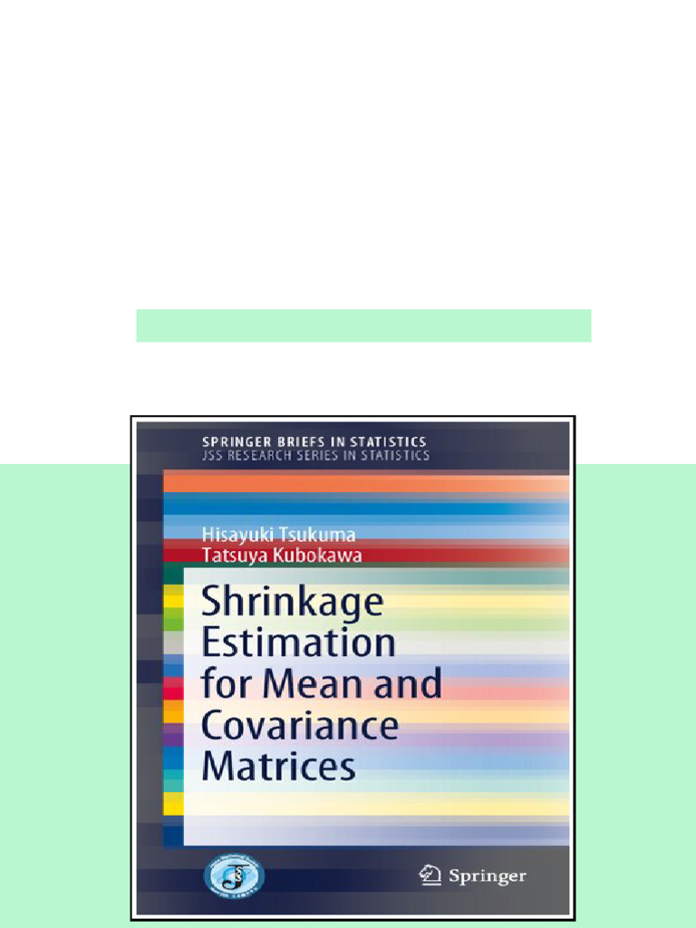 (Ebook) Shrinkage Estimation for Mean and Covariance Matrices ...