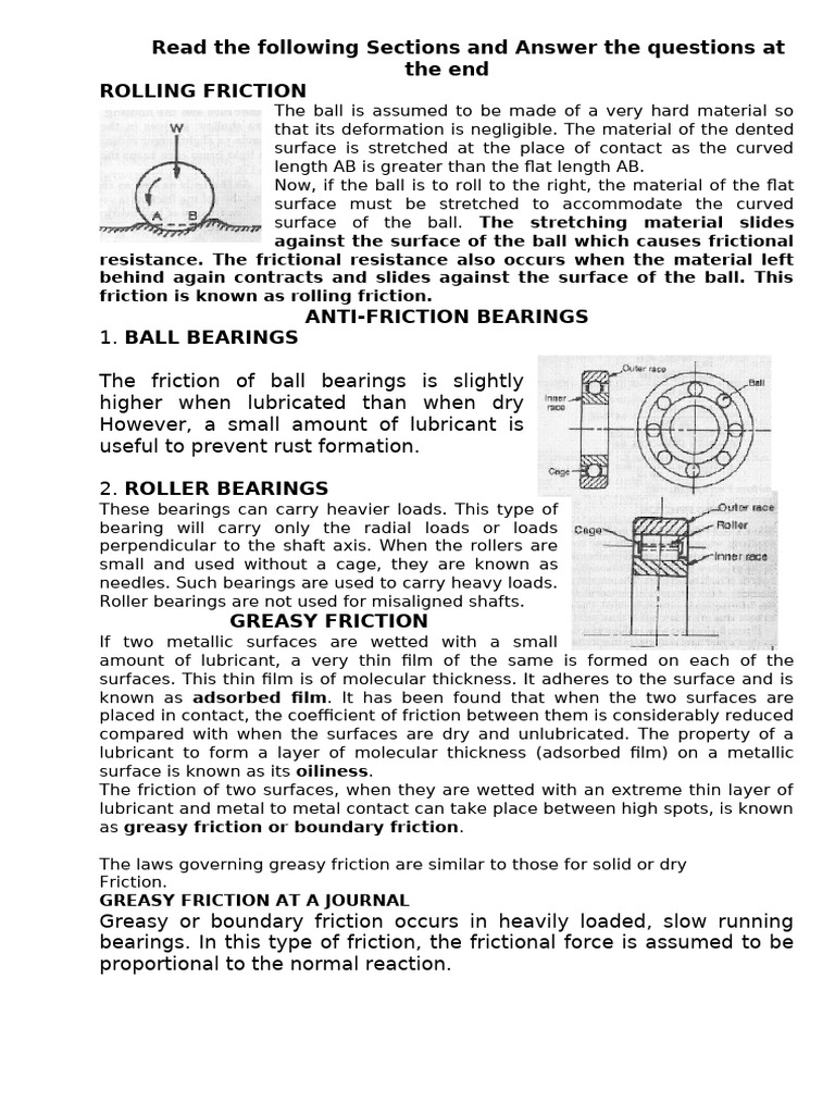 Friction Circle | PDF | Friction | Bearing (Mechanical)
