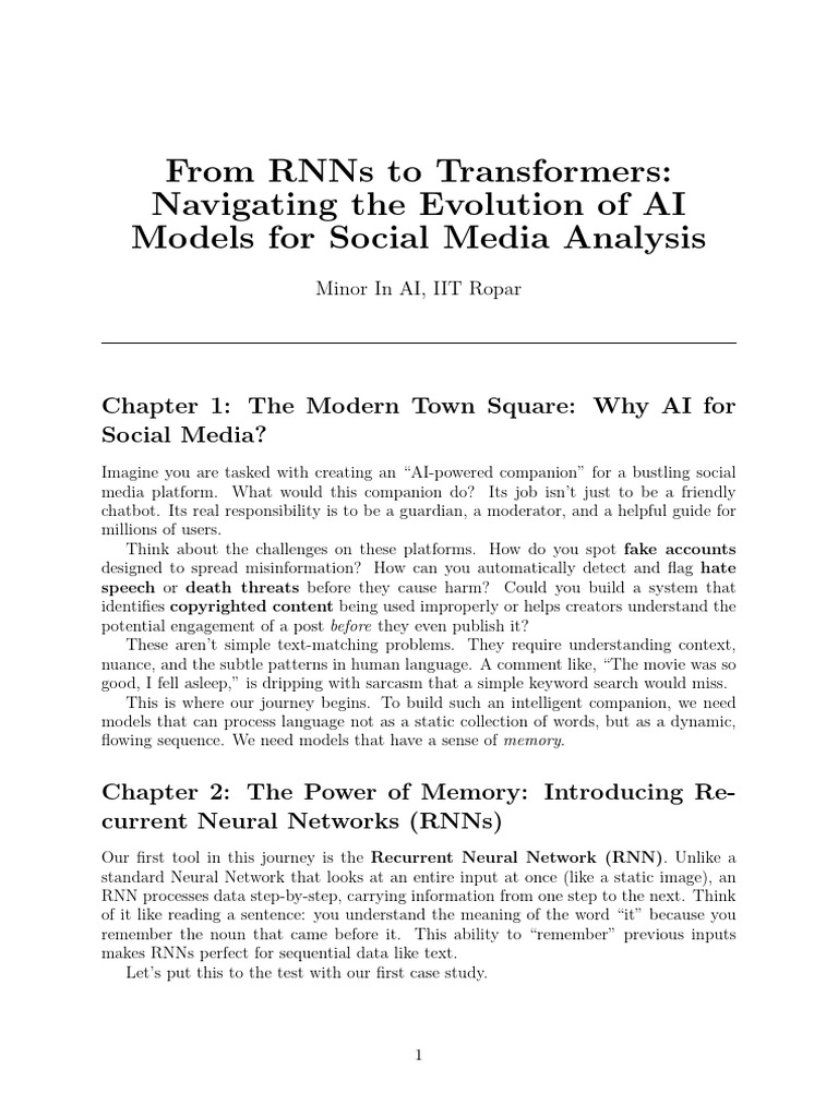 From RNNs To Transformers | PDF | Artificial Intelligence ...