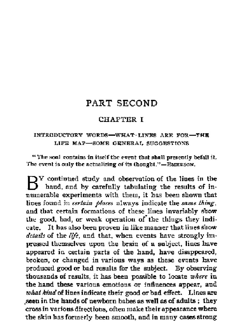 Law of Scientific Hand Reading - Benham | PDF | Nature