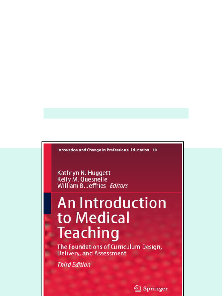 (Ebook) An Introduction to Medical Teaching: The Foundations of ...