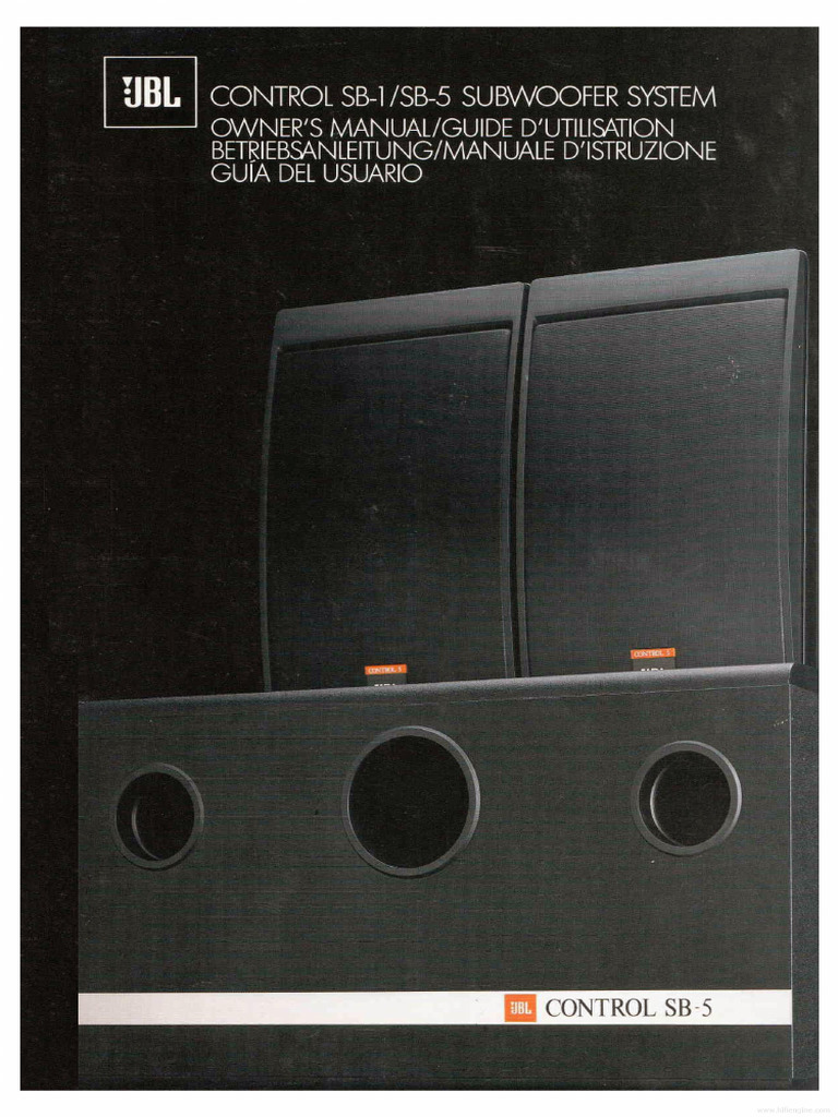 Sb5 Owners Manual | PDF