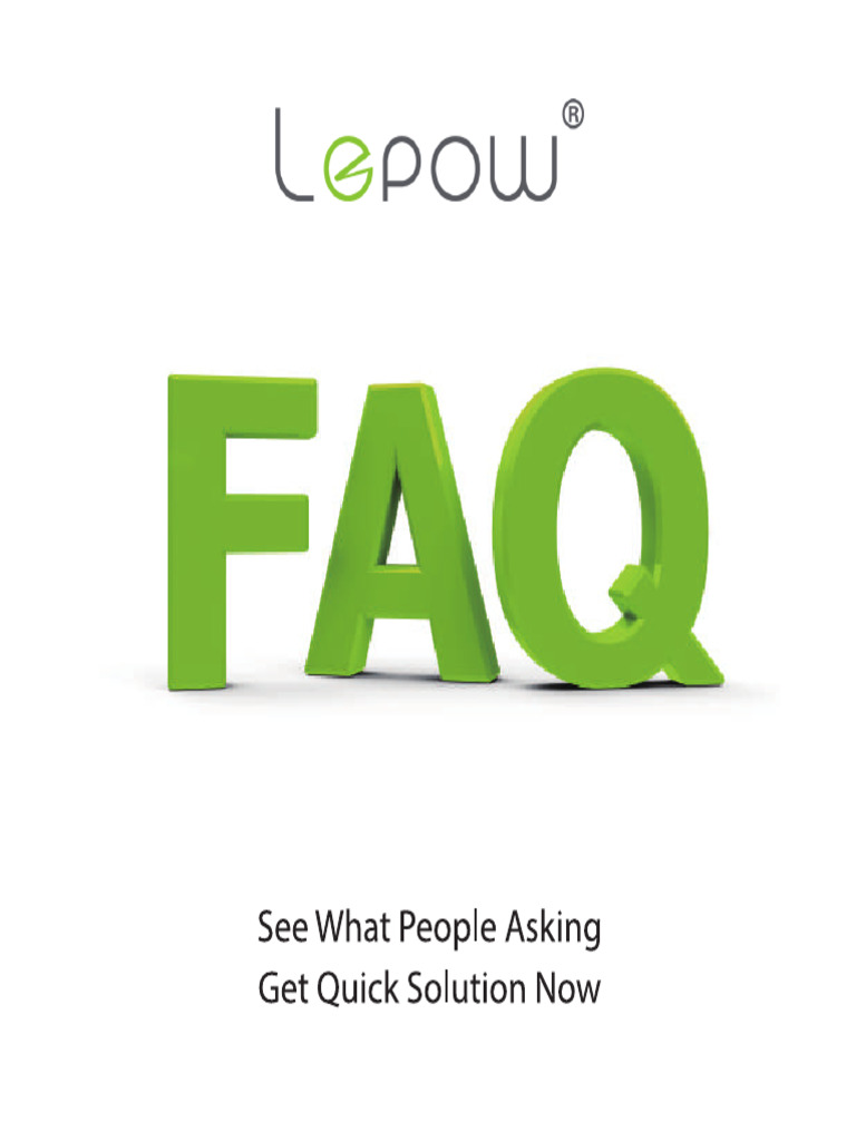 Lepow Portable Monitor User Manual | PDF