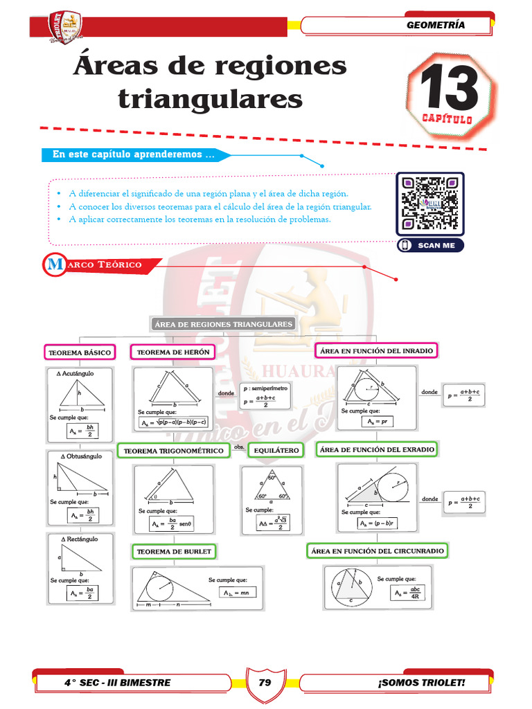 IIIB GEO TRIGO 4TO | PDF | Triángulo | Formas geométricas