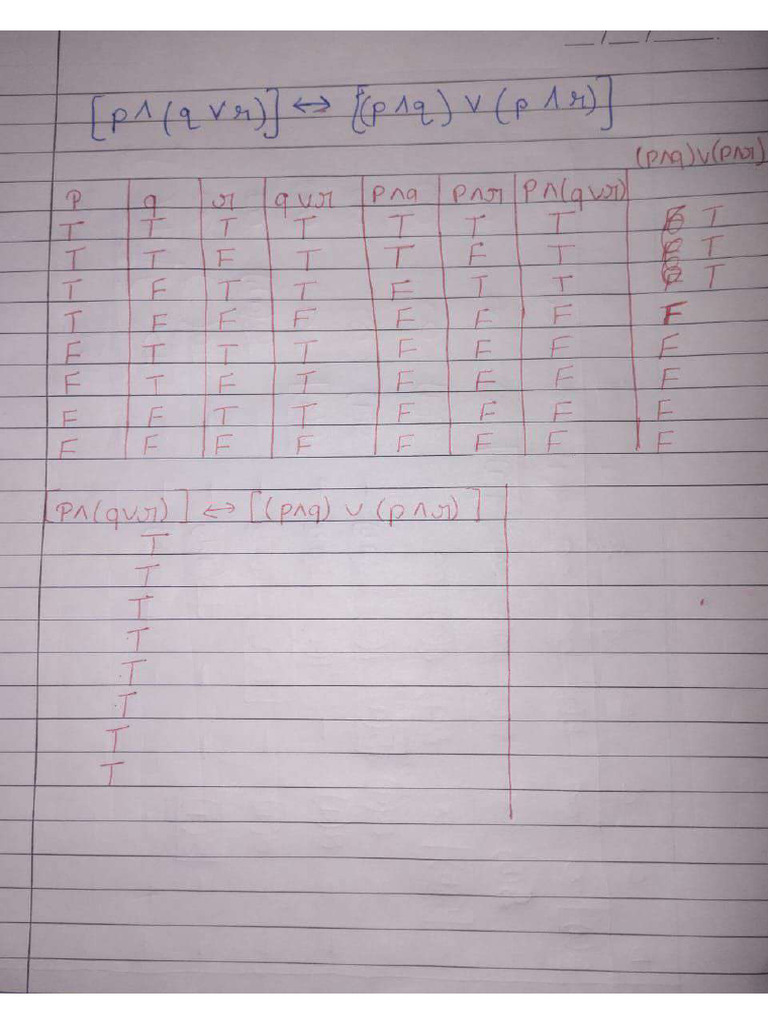 Truth Table Questions | PDF