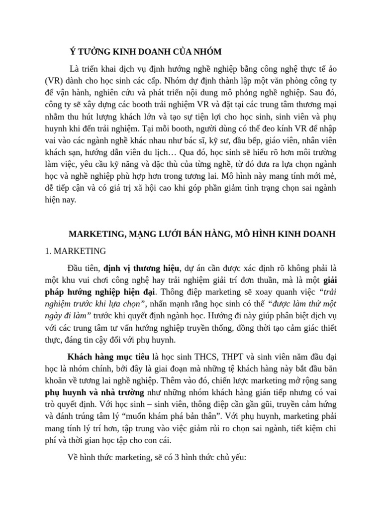 Gdkn - Marketing - Mạng Lưới Bán Hàng - Mô Hình Kinh Doanh | PDF