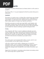 Yandere Simulator Keyboard Controls Guide | PDF | Control Key ...