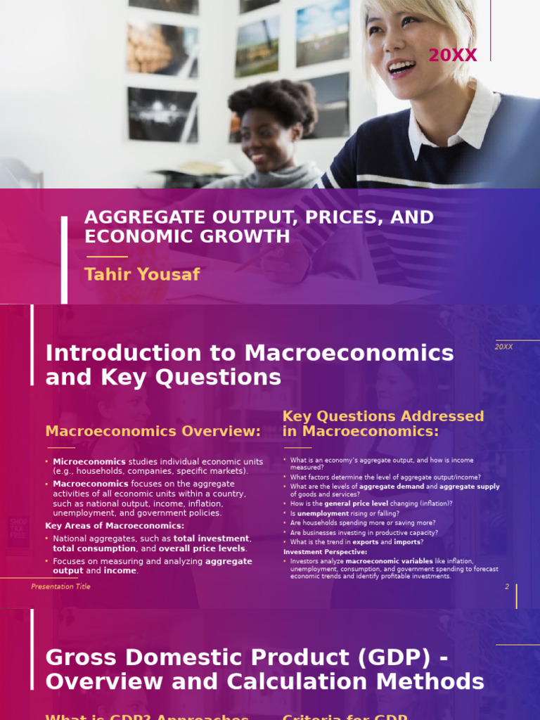 Aggregate Output, Prices, and Economic Growth-1 | PDF | Government ...