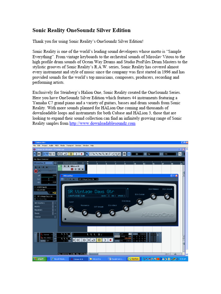 Sonic Reality Onesoundz Silver Edition | PDF | Piano | License