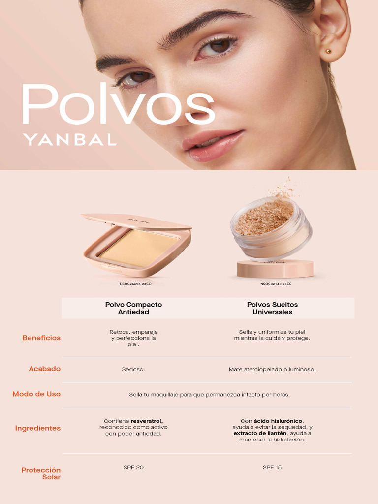 Cartilla Polvos Yanbal C12 PE | PDF