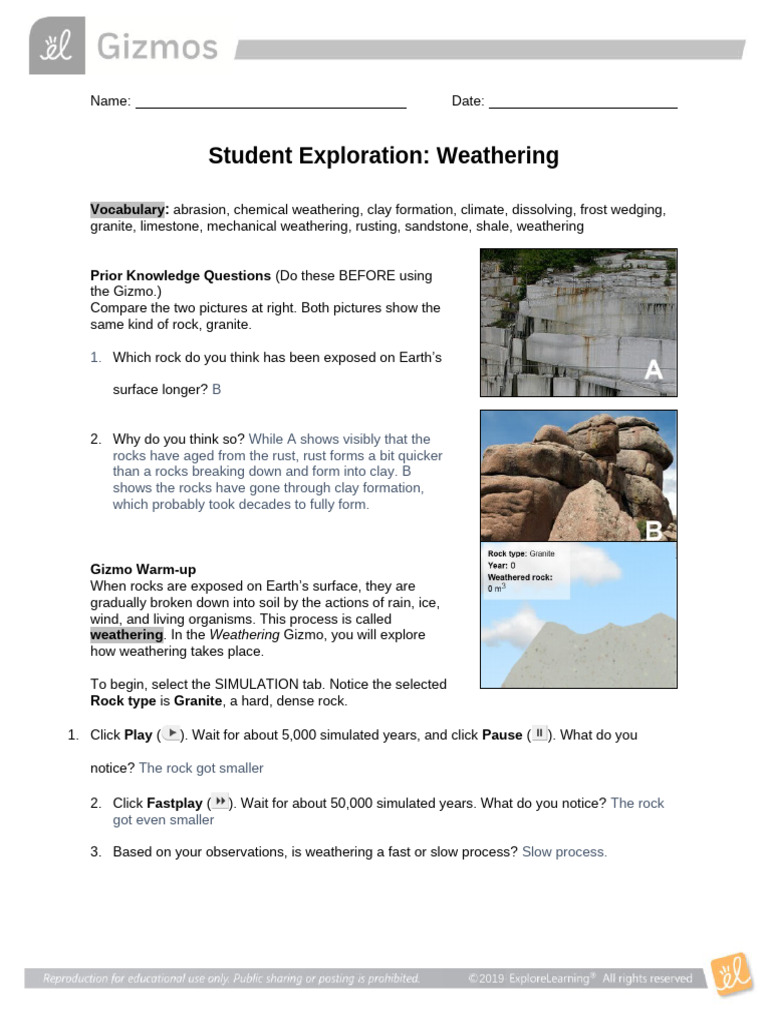 Weathering Se | PDF | Weathering | Rock (Geology)