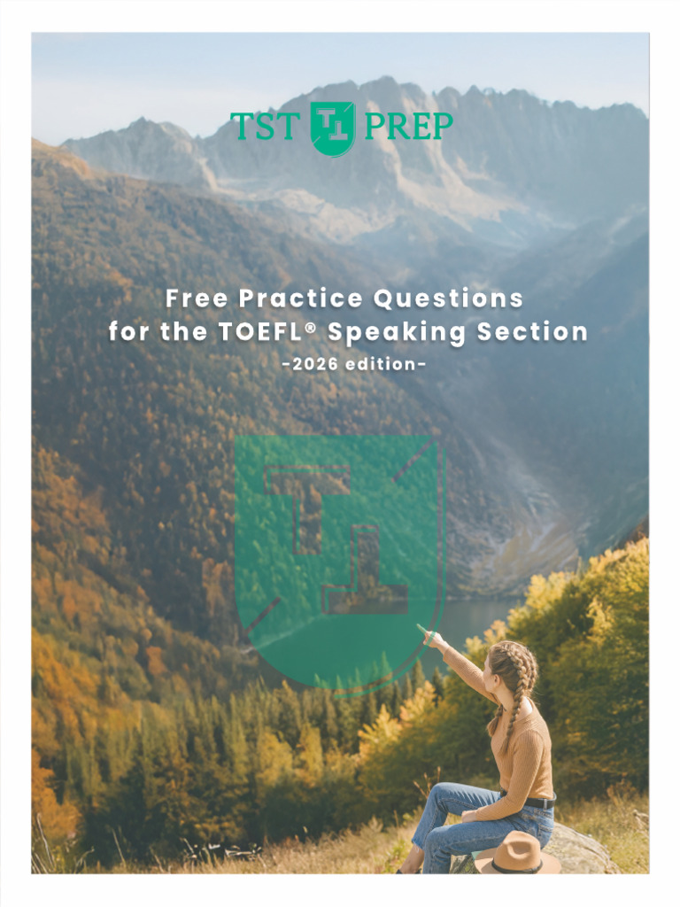 Free TOEFL Speaking Practice 2026 | PDF | Artificial Intelligence ...