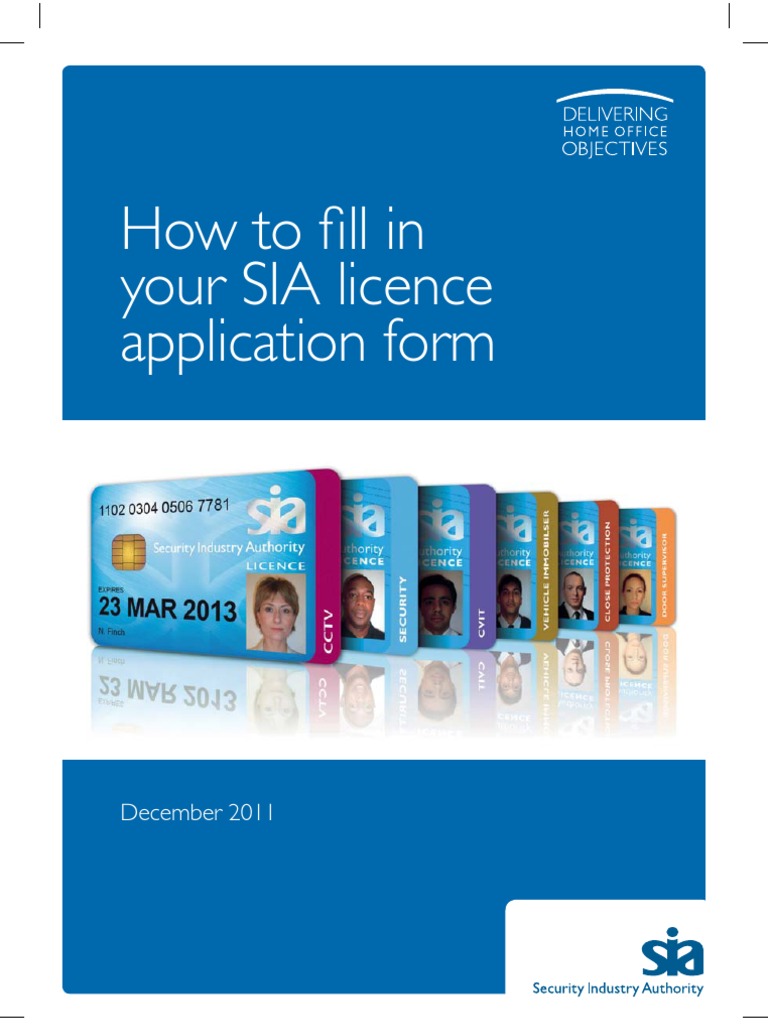 Sia Application Form Notes | Identity Document | Criminal Record