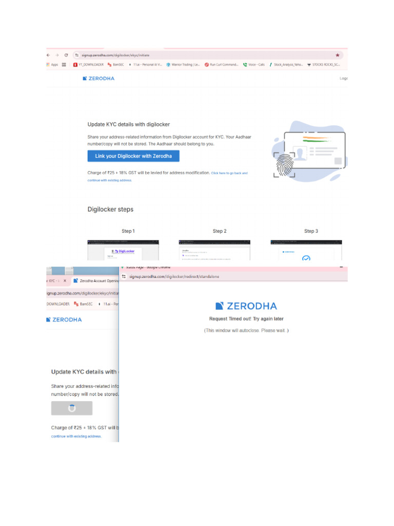 Zerodha Timeout Issue | PDF