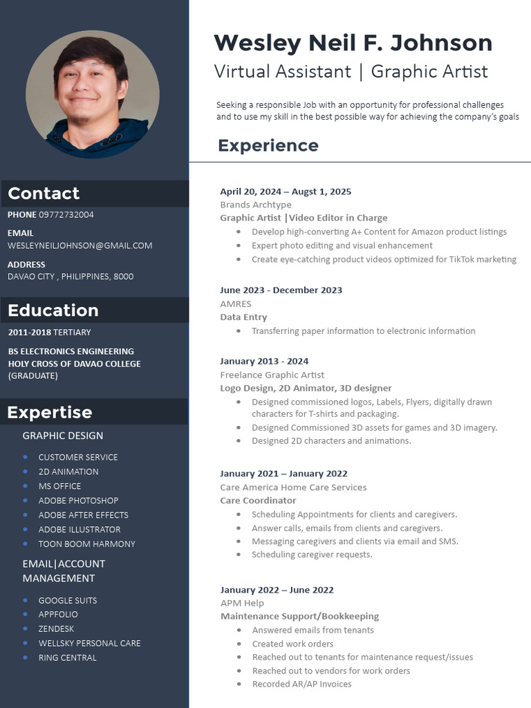 Resume-Wesley Neil Johnson 2025 | PDF | Information And Communications ...