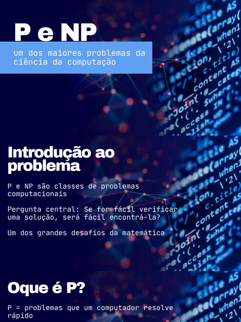 Entendendo o Problema P vs NP | PDF