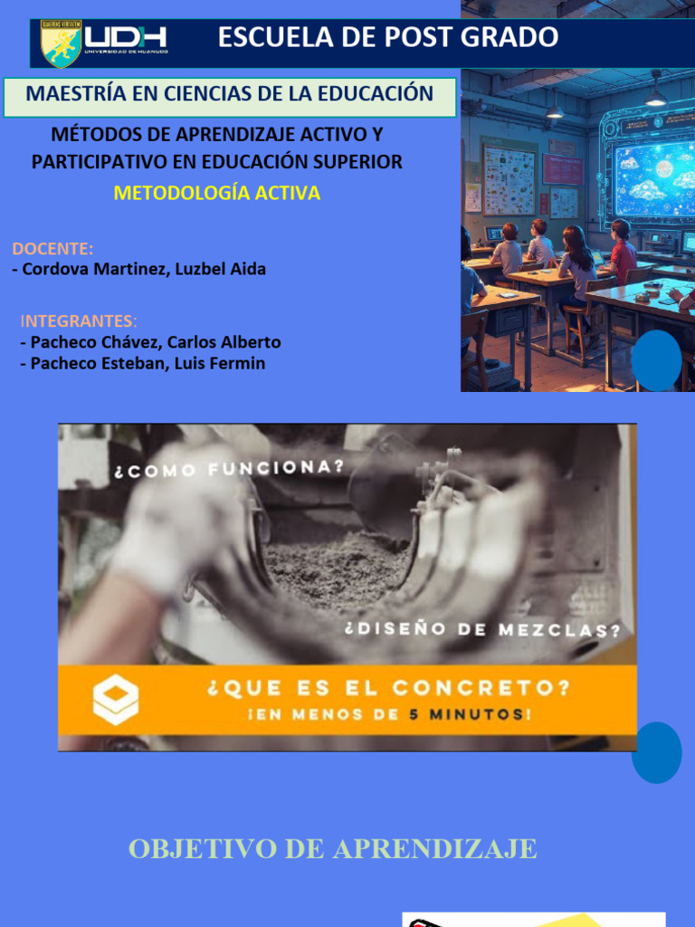 Métodos Activos en Educación Superior | PDF