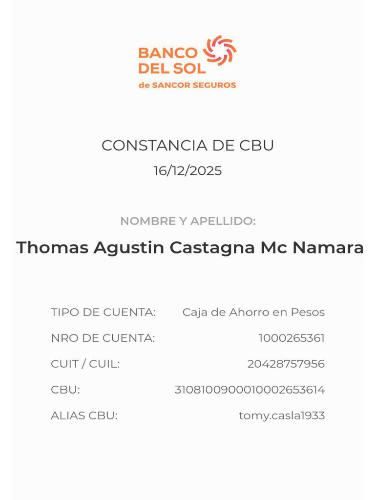 CBU Thomas Castagna | PDF