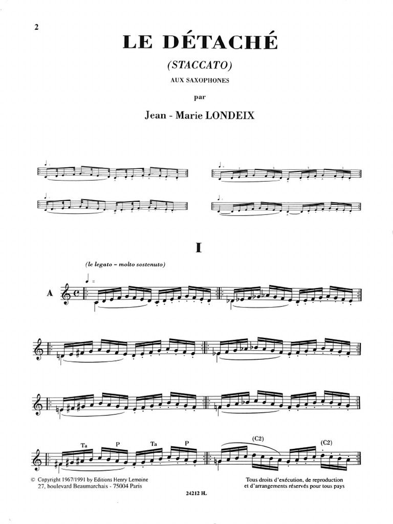 Detache, Scales, and Arpeggios | PDF