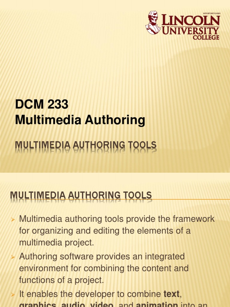 Chapter 01 - Multimedia Authoring Tools | PDF | Adobe Flash | Multimedia