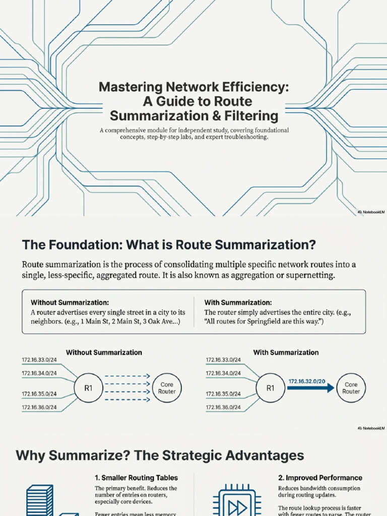 Network Efficiency Summarization and Filtering | PDF