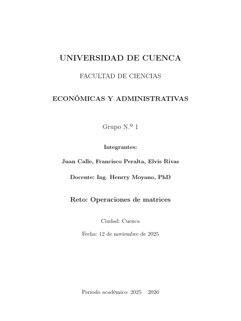 Arreglo Rectangular (8) | PDF | Determinante | Matriz (Matemáticas)