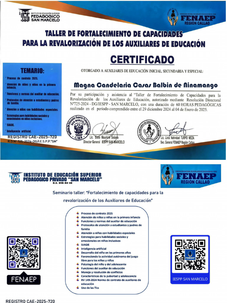 Magna Candelaria Casas Balbin | PDF
