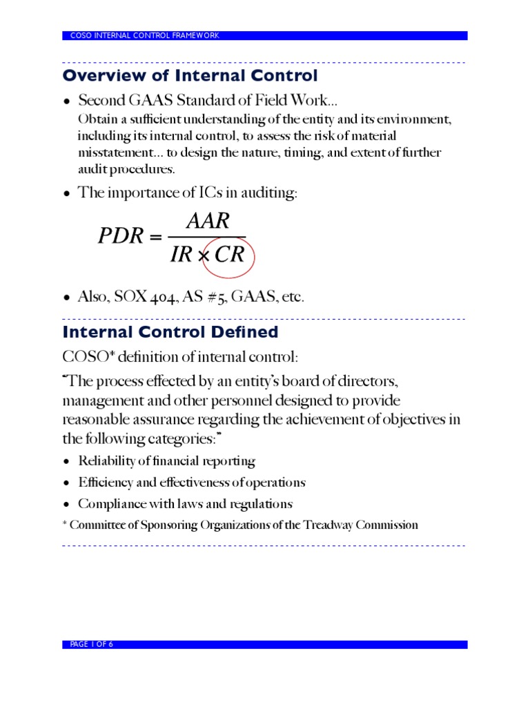 Internal Controls:Sox 404 | PDF | Business | Accounting And Audit