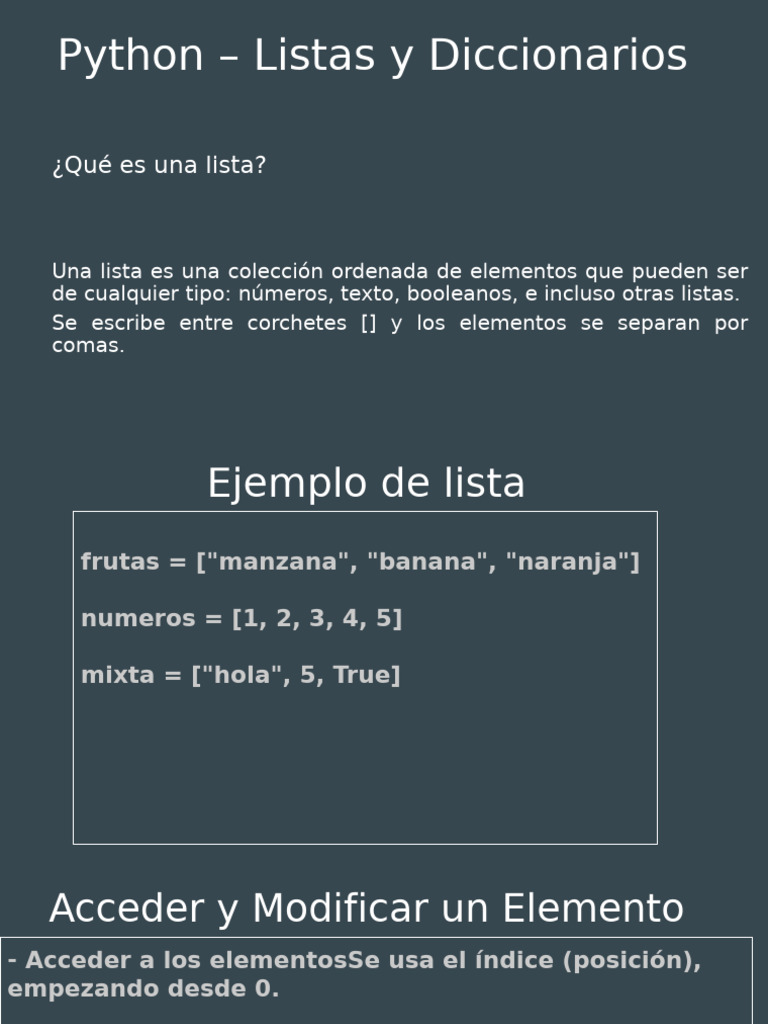 Python Listas | PDF