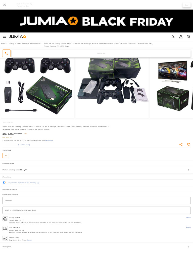 Retro M8 4K Gaming Console Stick | PDF | Video Game Consoles | Computer ...